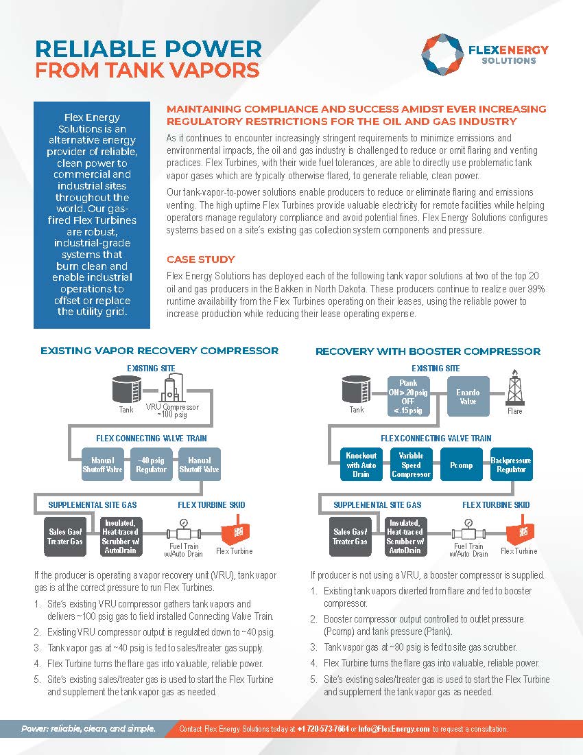 SNARE THE FLARE AND POWER UP | Flex Energy Solutions