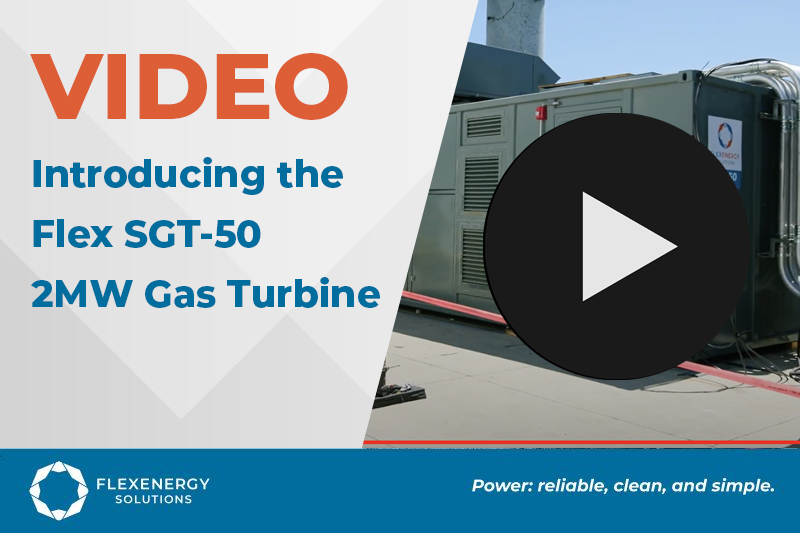 2MW Gas Turbine Power Generation | Introducing Flex GT2000S