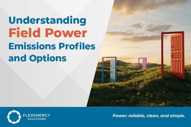 Oilfield Electrification | Field Power Emissions Profiles and Options